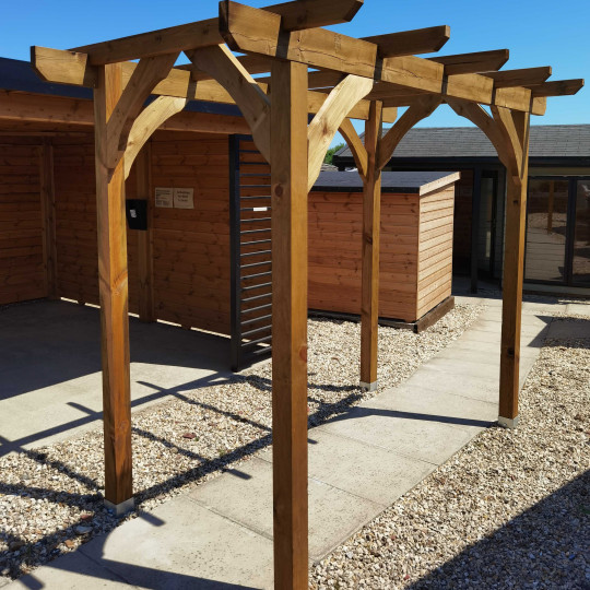 Mono Pitch Pergola | Softwood